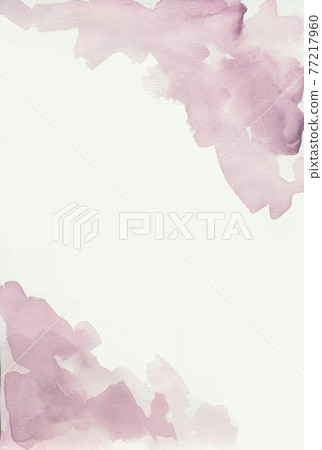 Watercolor background frame dull pink layer - Stock Illustration ...