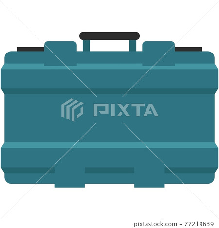 Power tool box vector icon isolated on white - Stock Illustration ...