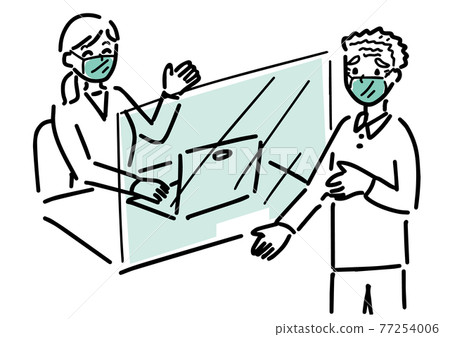 inquiry desk, vector, vectors - Stock Illustration [77254006] - PIXTA