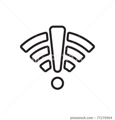 No connection icon vector. No network symbol.... - Stock Illustration ...