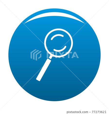Cursor magnifier element icon blue vector - Stock Illustration [77273621] - PIXTA