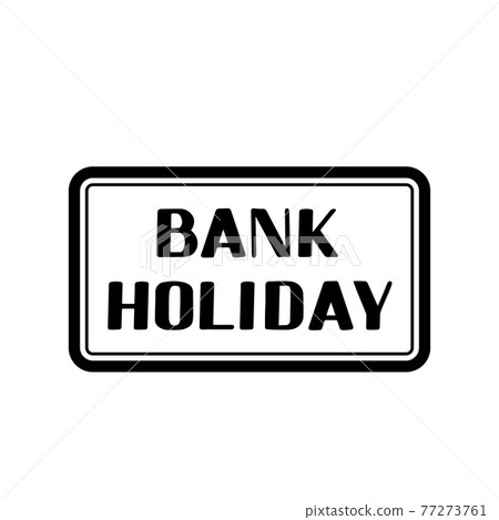 Bank Holiday calligraphy hand lettering... - Stock Illustration ...