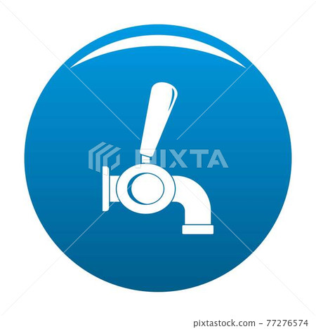 Beer tap icon blue vector - Stock Illustration [77276574] - PIXTA