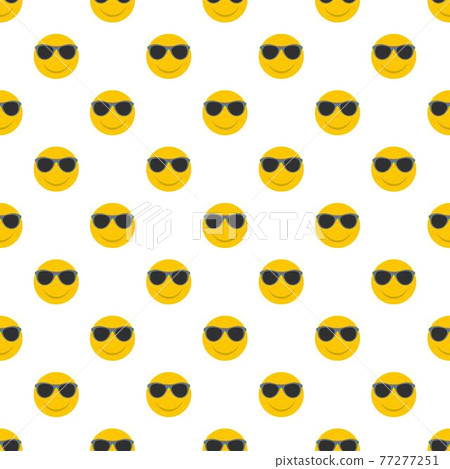 Smile pattern seamless - Stock Illustration [77277251] - PIXTA