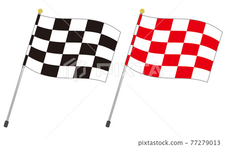 Checker flag - Stock Illustration [77279013] - PIXTA