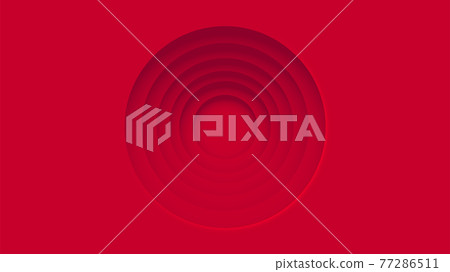 Red circles abstract center space background-插圖素材 [77286511] - PIXTA圖庫