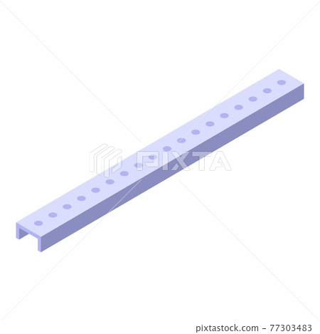 Metal profile icon, isometric style - Stock Illustration [77303483] - PIXTA