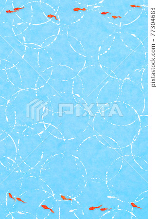 Summer postcard design vertical water and ripples - Stock Illustration ...