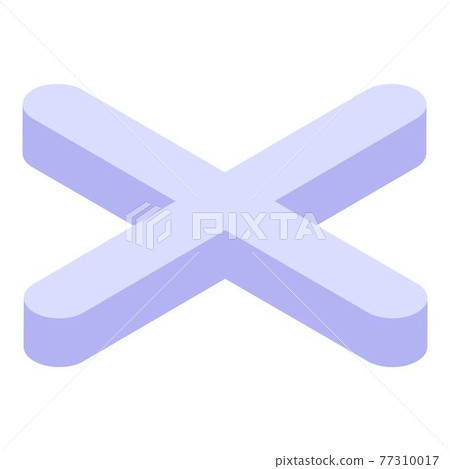 Tile spacer icon, isometric style - Stock Illustration [77310017] - PIXTA