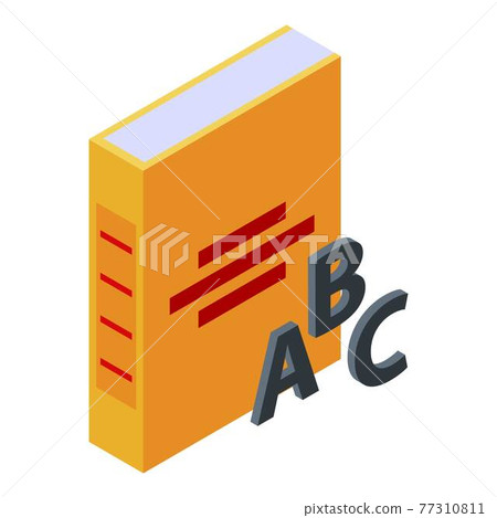 Abc book icon, isometric style - Stock Illustration [77310811] - PIXTA