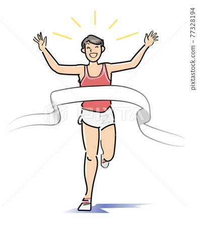 Marathon-Goal - Stock Illustration [77328194] - PIXTA