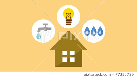 Thumbnail image background of utilities and... - Stock Illustration ...