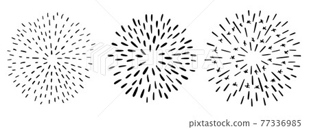 Vector Hand drawn Sun Rays. Doodle Sunburst... - Stock Illustration ...