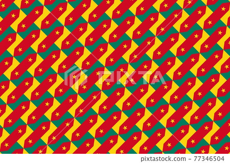 Simple geometric pattern in the colors of the... - Stock Illustration ...