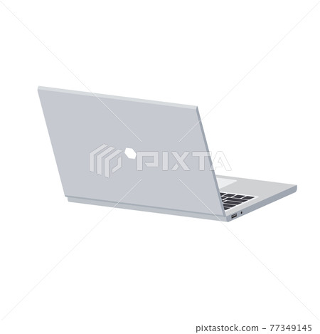 Laptop Back Clipart