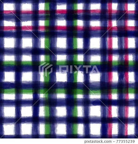 Watercolor plaid - Stock Illustration [77355239] - PIXTA