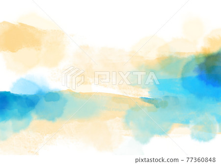 Watercolor bleeding texture - Stock Illustration [77360848] - PIXTA