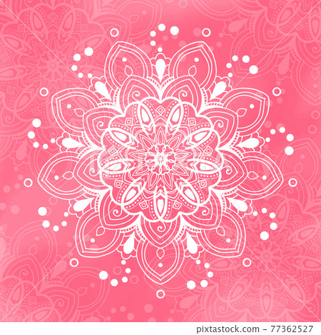 mandala, backdrop, background - Stock Illustration [77362527] - PIXTA