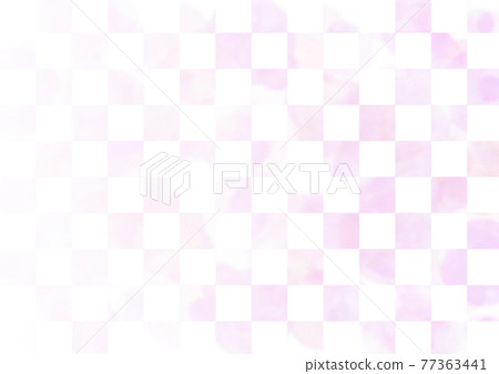 方格的粉紅色水彩紋理-插圖素材 [77363441] - PIXTA圖庫