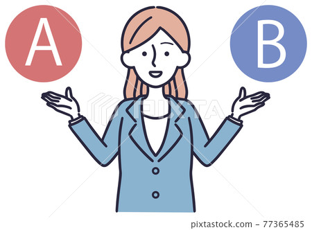 Comparison female simple illustration - Stock Illustration [77365485 ...