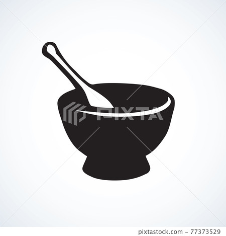 Pharmaceutical bowl. Vector drawing - Stock Illustration [77373529] - PIXTA