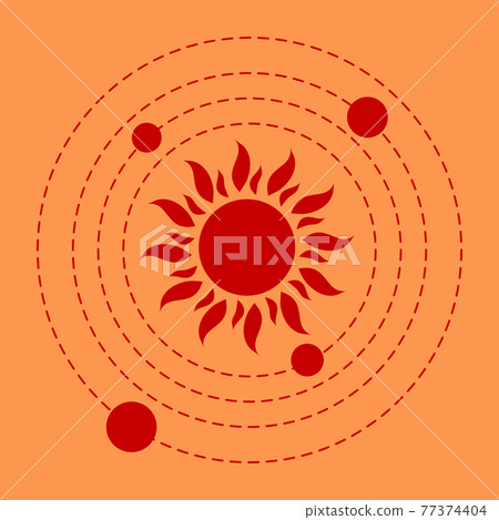Vector Space Solar system Astronomy Science Galaxy - Stock Illustration ...