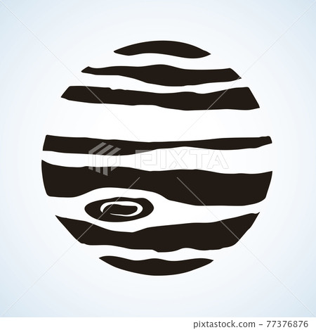 Jupiter. Vector drawing - Stock Illustration [77376876] - PIXTA
