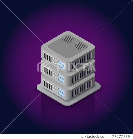3d server network technology - Stock Illustration [77377779] - PIXTA