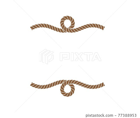 rope border vector illustration design - Stock Illustration [77388953 ...