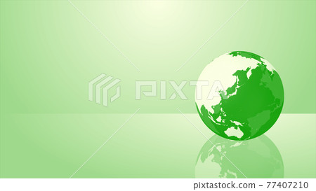 Green digital network earth image background - Stock Illustration ...