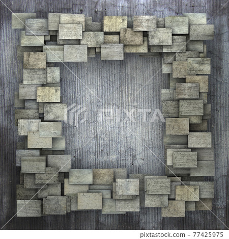 3d gray square tile grunge pattern on gray... - Stock Illustration ...
