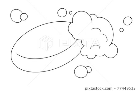 Soap line drawing - Stock Illustration [77449532] - PIXTA