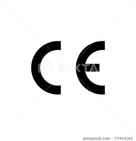 CE mark symbol. European Conformity... - Stock Illustration [77454162 ...