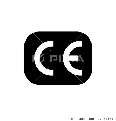 CE mark symbol. European Conformity... - Stock Illustration [77454163 ...