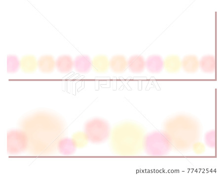 Illustration frame of fluffy dots - Stock Illustration [77472544] - PIXTA