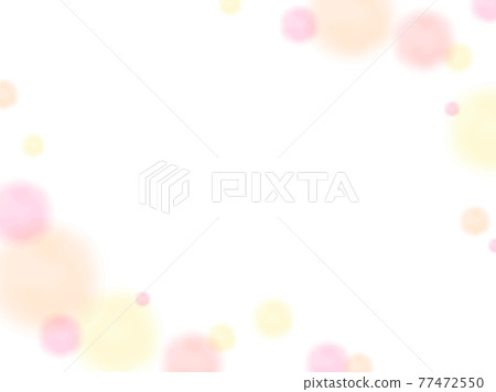 Illustration frame of fluffy dots - Stock Illustration [77472550] - PIXTA