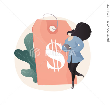 Pricing abstract concept vector illustration. - Stock Illustration ...