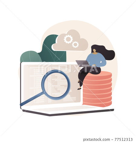 Big data programming abstract concept vector... - Stock Illustration [77512313] - PIXTA