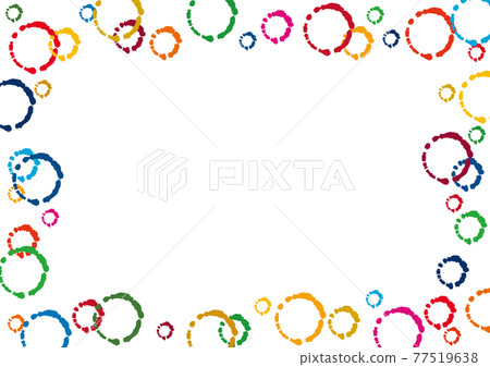 Circle abstract frame of SDGs image 9 - Stock Illustration [77519638 ...