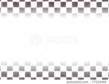 Black and white checkered frame - Stock Illustration [77524408] - PIXTA