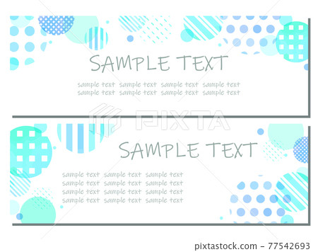 Blue polka dot moyo frame background - Stock Illustration [77542693 ...