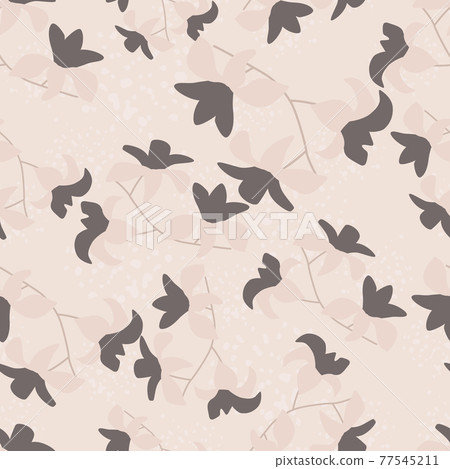 Abstract pale tones seamless pattern with grey... - Stock Illustration ...