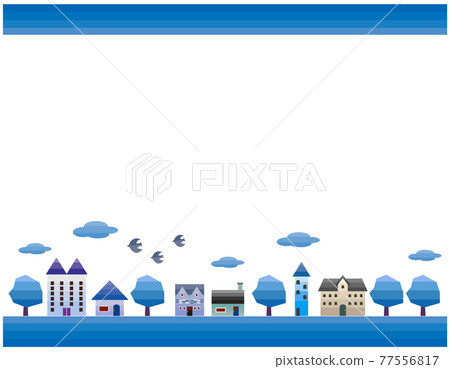 Simple cityscape and city landscape... - Stock Illustration [77556817 ...