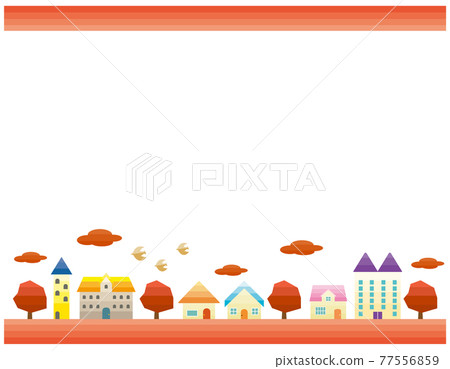 Simple cityscape and city landscape... - Stock Illustration [77556859 ...
