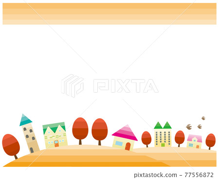 Simple cityscape and city landscape... - Stock Illustration [77556872 ...