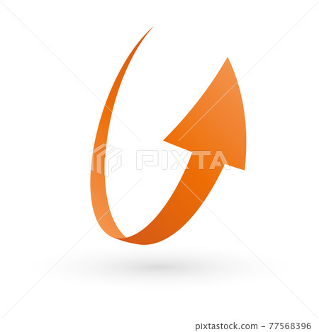 Simple loop circle arrow icon - Stock Illustration [77568396] - PIXTA