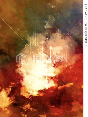 Fantastic warm color Asahi texture background - Stock Illustration ...