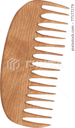 Wooden comb watercolor - Stock Illustration [77577279] - PIXTA