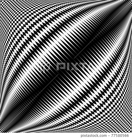 Abstract geometric op art design. - Stock Illustration [77580566] - PIXTA