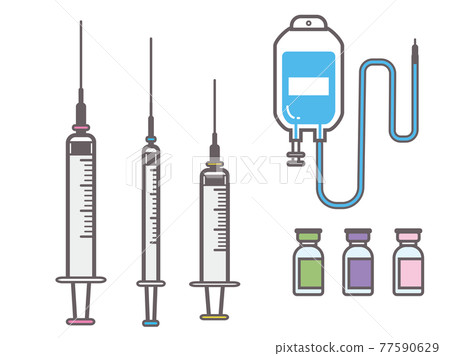 Injection drip - Stock Illustration [77590629] - PIXTA